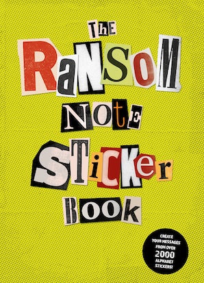 The Ransom Note Sticker Book – Abrams Books